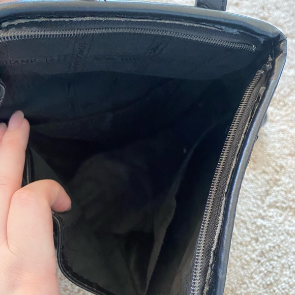 Longchamp | Bags | Longchamp Vintage Black Leather Backpack | Poshmark